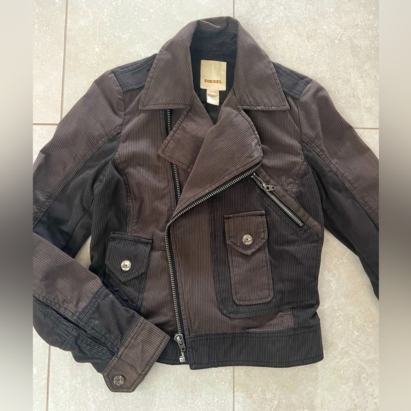 Diesel | Jackets & Coats | Vintage Womens Diesel Motorcycle Jacket ...